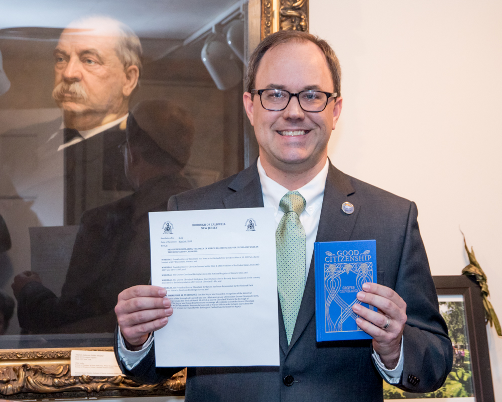 Councilman Jonathan Lace speaks at Grover Cleveland’s Birthday ...